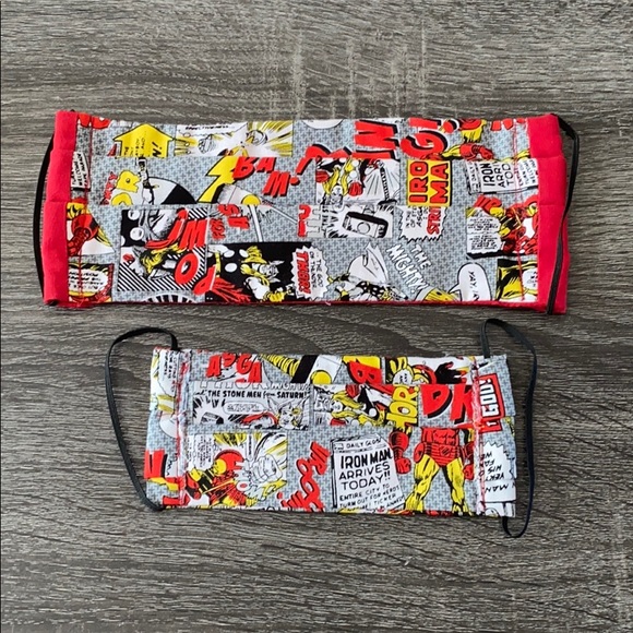 Marvel | Accessories | Fatherson Iron Man Thor Face Mask Package | Poshmark